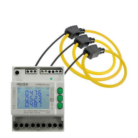 Multifunction 3 Phase Ethernet Meter Rogowski Coils Upm209rgw Algodue