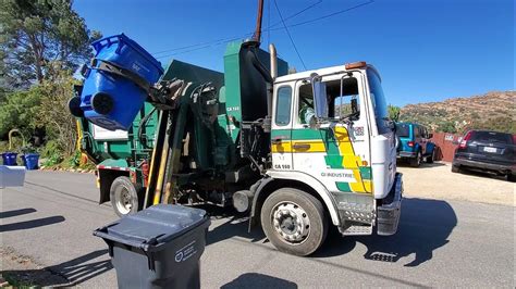 Small Waste Management Mack Midliner Amrep Asl Garbage Truck Youtube