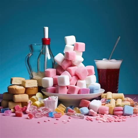 Junk Food Sugar And Food Additives Stock Illustration Illustration