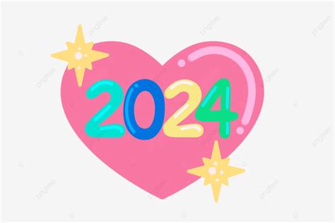 Pop Retro Del Año 2024 Png Dibujos 2024 Año Calendario Png Y Psd