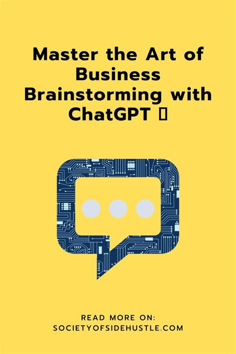 Enhancing Your Business Brainstorming With Chat Gpt 45 Brainstorming Prompts To Use Artofit