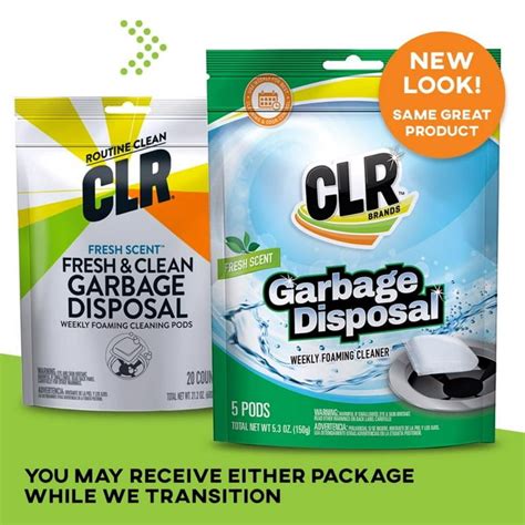 clr garbage disposal cleaner pods packaging may vary 43 off