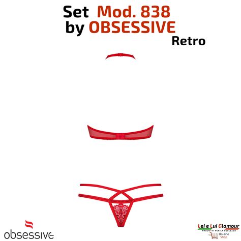 Lingerie Seduttiva Completino Intimo By Obsessive Lingerie 838 In