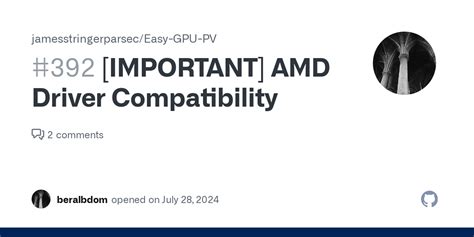 Important Amd Driver Compatibility · Issue 392 · Jamesstringerparsec