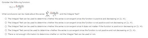 solved consider the following function 4 cos tx f x 4 cos