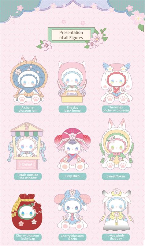 Emma Secret Forest Cherry Blossom Party Series Blind Box Lucky Emma