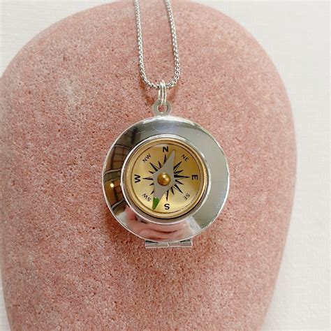 Compass Locket Etsy