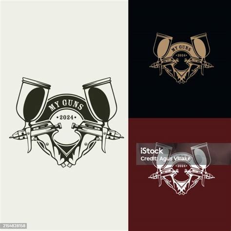 자동 페인트 디자인 서식 파일 벡터 Spray 총 벡터 일러스트 레이 션 개념에 대한 스톡 벡터 아트 및 기타 이미지 개념 그래픽 프린트 그림 그리기 Istock