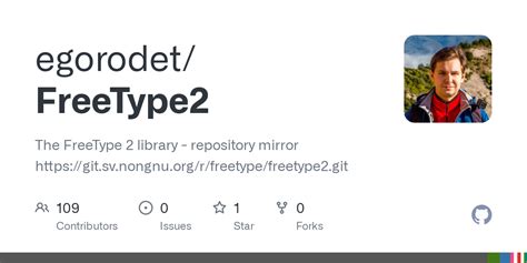 github egorodet freetype2 the freetype 2 library repository mirror