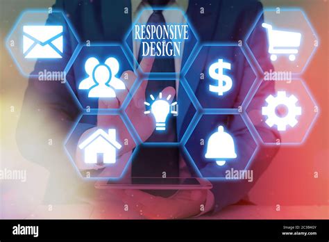 Writing Note Showing Responsive Design Business Concept For Approach To Page Creation Makes Use