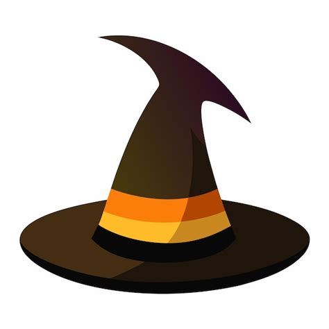 Sombrero De Bruja Clipart Vector De Estilo De Dibujos Animados Vector