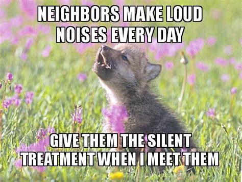 Neighbors Make Loud Noises Every Day Give Them The Silent Treatment