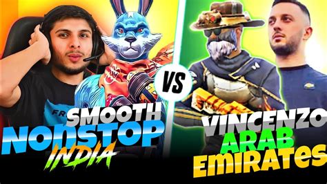 Vincenzo 🇦🇱 Vs Smooth444 🇮🇳 4x4 Clash Squad 💪 Smoothsneaky6998