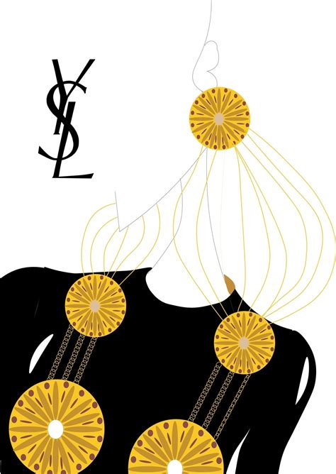 Студенческое портфолио Создание капсульной коллекция для Ysl