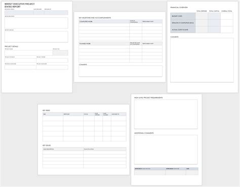 Weekly Status Report Templates Smartsheet