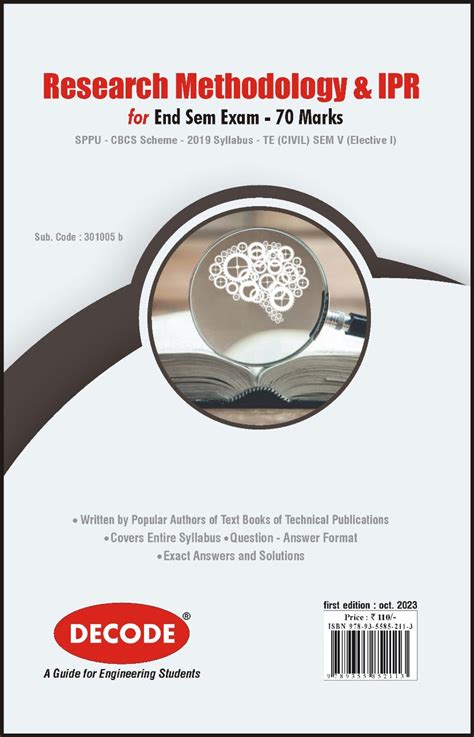 Research Methodology and IPR for SPPU 19 Course (TE - SEM V - CIVIL ...