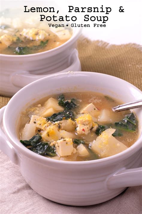Lemon Parsnip And Potato Soup Meatless Makeovers Lemon Parsnip And Potato Soup Meatless Makeovers