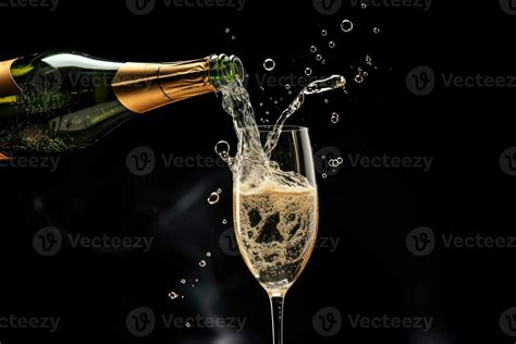 Ai Generated Champagne Pouring Into A Glass Ai Generated 35763419