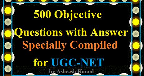 Objective Type Practice Questions For UGC NET NOV Coming Soon
