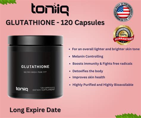 Toniiq Glutathione 120 Capsule Darazlk