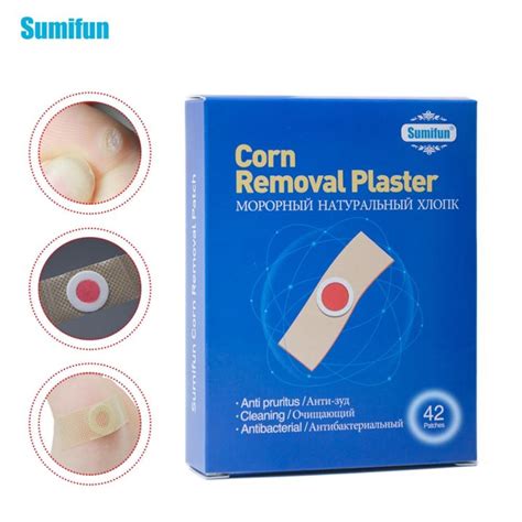 Hot】 Idc Mall Sumifun 42pcsbox Foot Corn Removal Plaster Warts Thorn