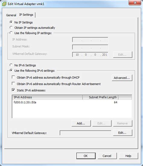 Migrating A Dual Nic Vmotion Network To Ipv6 Wahl Network