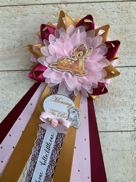 Bambi Baby Shower Corsage Deer Baby Shower Corsage Bambi Inspired Baby