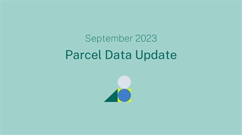 September 2023 Parcel Data Update