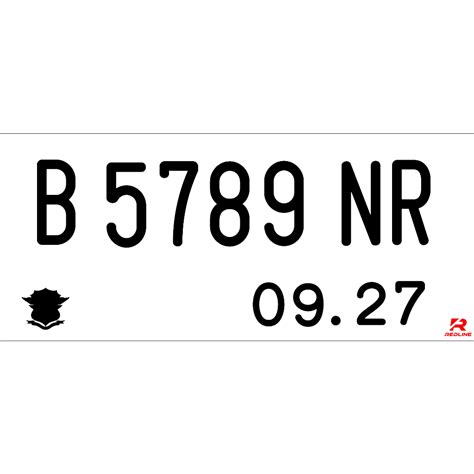 Jual Stiker Plat Nomor Motor Standar Shopee Indonesia