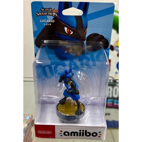 不含遊戲）amiibo Switch 任天堂明星大亂鬥 系列 精靈寶可夢 路卡利歐 Lucario 全新品 遊戲頻道 遊戲頻道