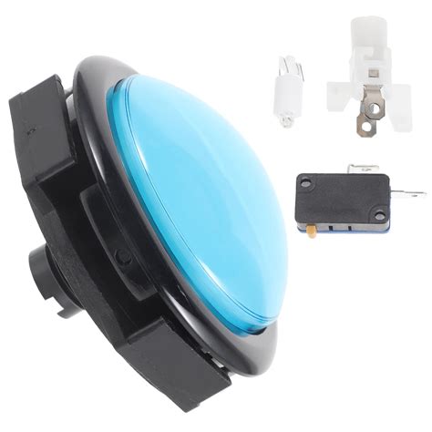 Large Round Button For The Blind Clocks Talking Button Blue Talking