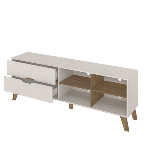 Rack Para Tv Até 60 Polegadas 2 Gavetas 4 Nichos Verona Artely Rios Móveis A Sua Loja De