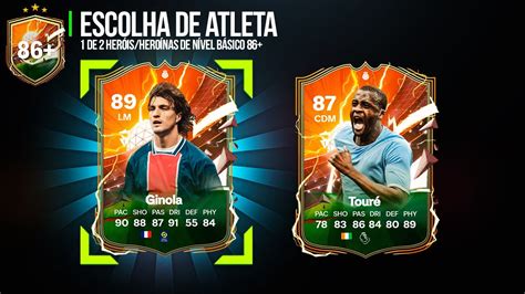 FIZ O NOVO PLAYER PICK de HERÓI HEROÍNA 86 GINOLA YAYA TOURE e