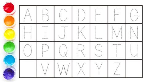 유아와 아이들을 위한 점선 따라 대문자 소문자 알파벳 쓰기 모음 Abc 알파벳 쓰기 Abcd A To Z Abcd Song Youtube