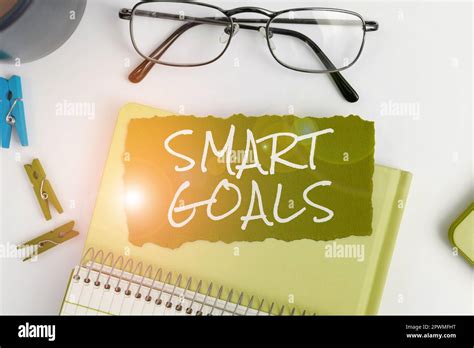 Handwriting Text Smart Goals Internet Concept Mnemonic Used As A Basis For Setting Objectives