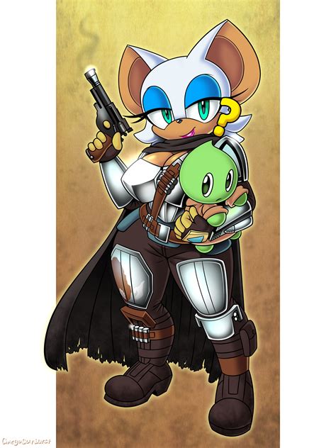Omegasunburst Chao Sonic Din Djarin Grogu Rouge The Bat Sonic