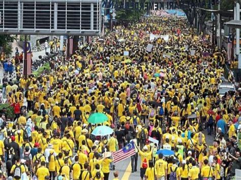 Massa Bubar Demo Anti Pemerintah Malaysia Resmi Berakhir BIRO