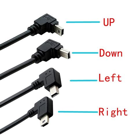 90 Degree 4 Angle Mini Usb Female To Mini B 5 Pin Grandado