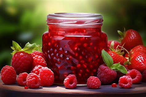 Premium Photo Raspberry Jam Berry Jam