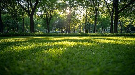 Leisure Square Park In The City Vast Clean Square And Grassy Woods