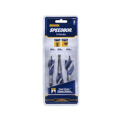 Irwin 3 Piece Speedbor Max Speed Bit Set Bunnings New Zealand