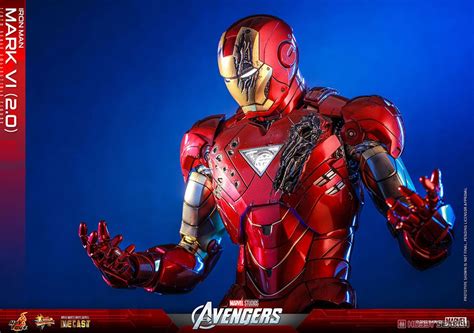 【ムービー・マスターピース Diecast】 『アベンジャーズ』 16スケールフィギュア アイアンマン・マーク6 20版 完成品 画像一覧