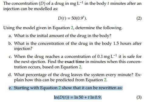 [tertiary Intro Math Logarithms] Rewriting Using Ln R Homeworkhelp