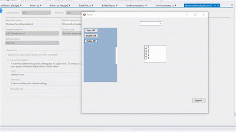 c what s the use of hscroll vscroll in scrollablecontrol stack