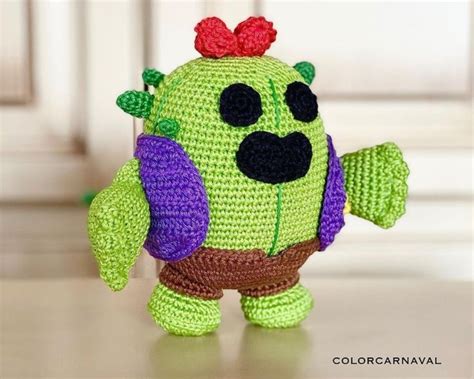Brawl Stars Spike Doll Pattern Crochet Amigurumi Pdf Etsy