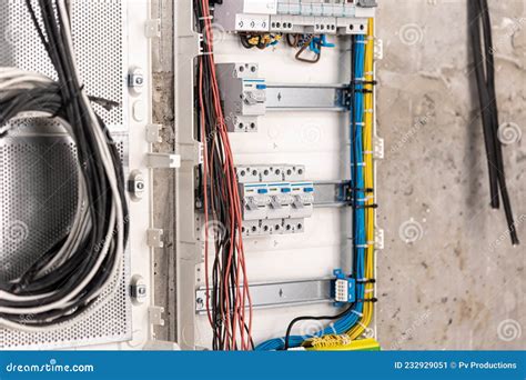 Voltage Switchboard With Circuit Breakers Engine Or Pump Control