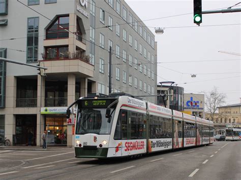 Аугсбург, Siemens NF8 № 860 — Фото — Городской электротранспорт