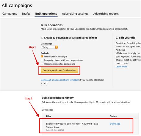 The Ultimate Guide To Amazon Advertising Bulk Operations Blog Scale