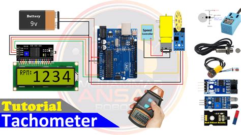 Tachometer With Pnp And Npn Sensor Using Arduino Ma Robotic