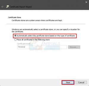 Fix SSL Connection Error